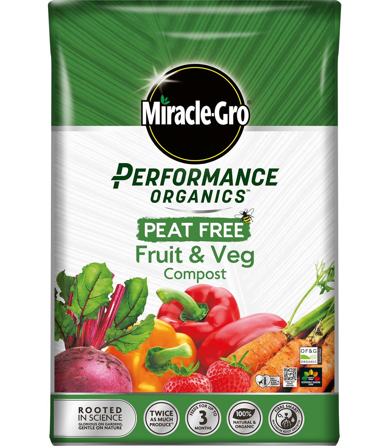 Miracle-Gro® Performance Organics™ Peat Free Fruit & Veg Compost ... Miracle-Gro® Performance Organics™ Peat Free Fruit & Veg Compost ...